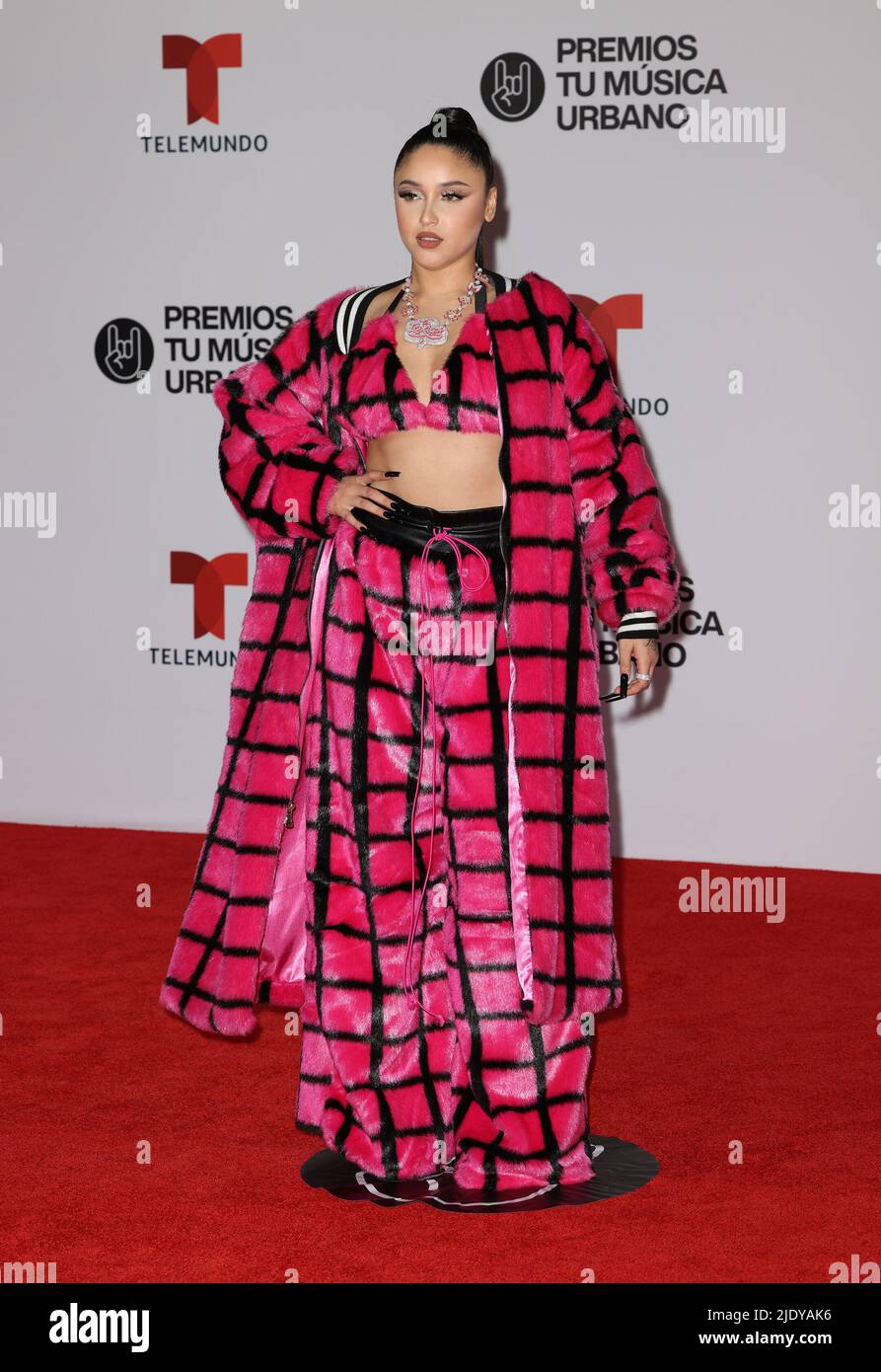 SAN JUAN, PUERTO RICO - JUNE 23: Marian Angelique attends Premios Tu ...