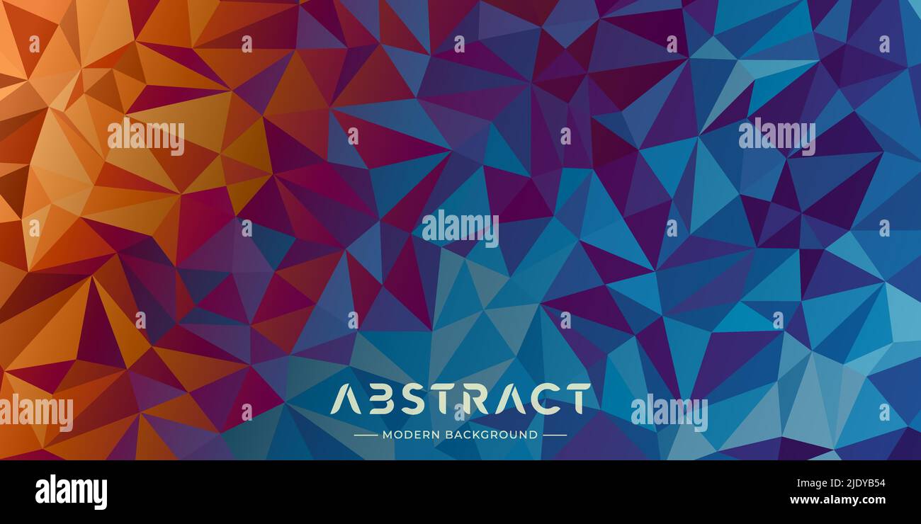 gradient Background with Triangle Pattern Vector Art. Abstract ...