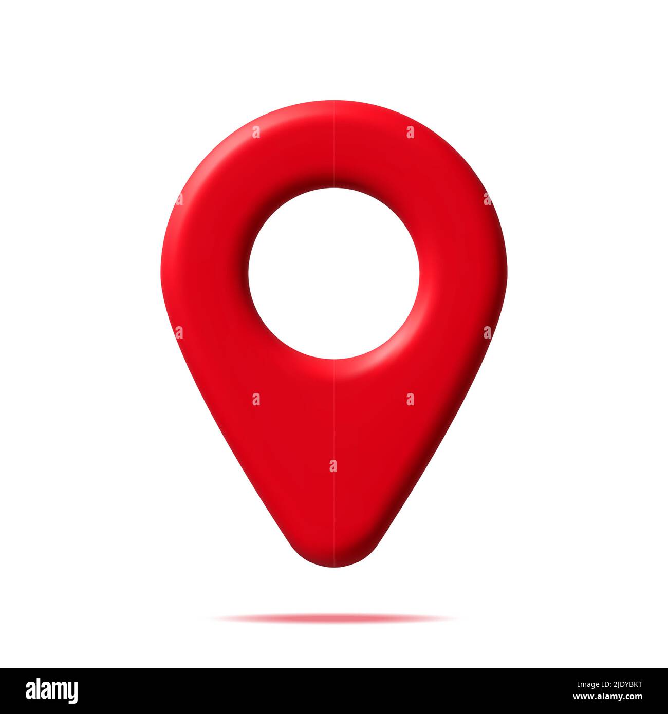 3D Location Map Pin Isolated on White Stock Vector Image & Art - Alamy