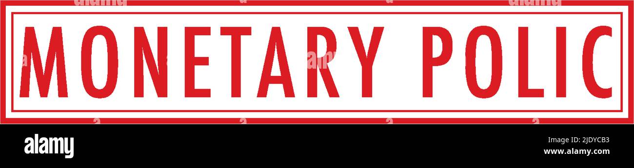 Monetary Polic stamp logo illustration Stock Vector Image & Art - Alamy