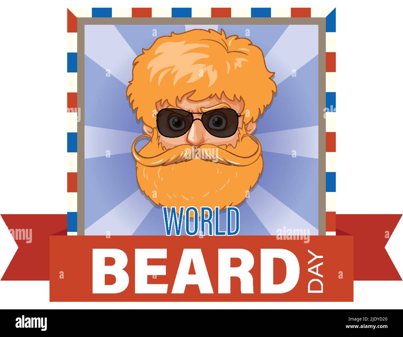 World beard day banner design illustration Stock Vector Image & Art - Alamy