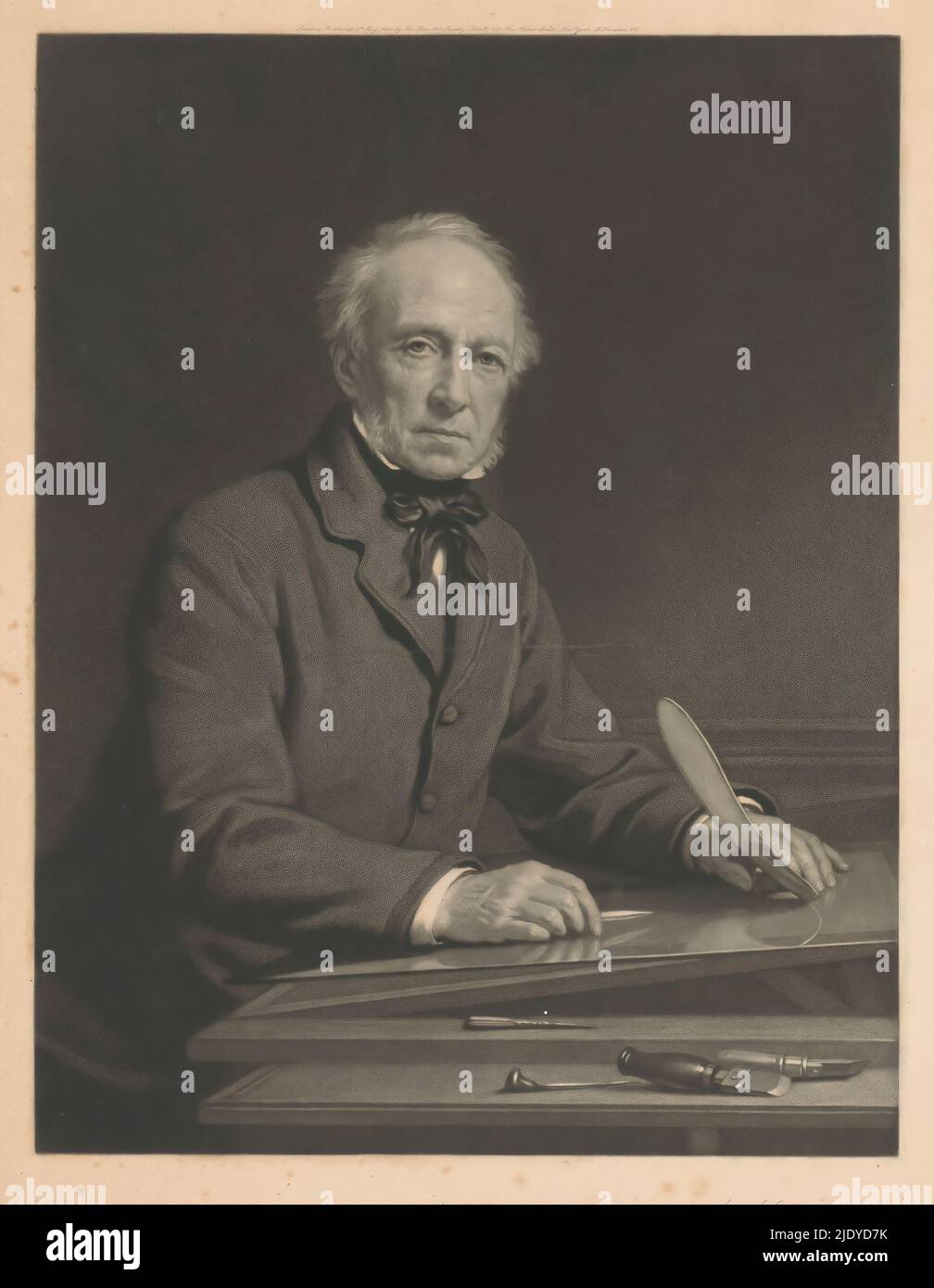 British printmaker samuel cousins working hi-res stock photography and ...