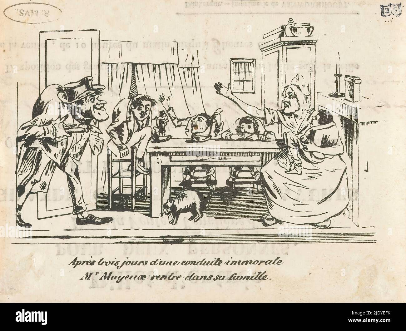 Mr. Mayeux returns to his family, Après trois jours d'une conduite ...