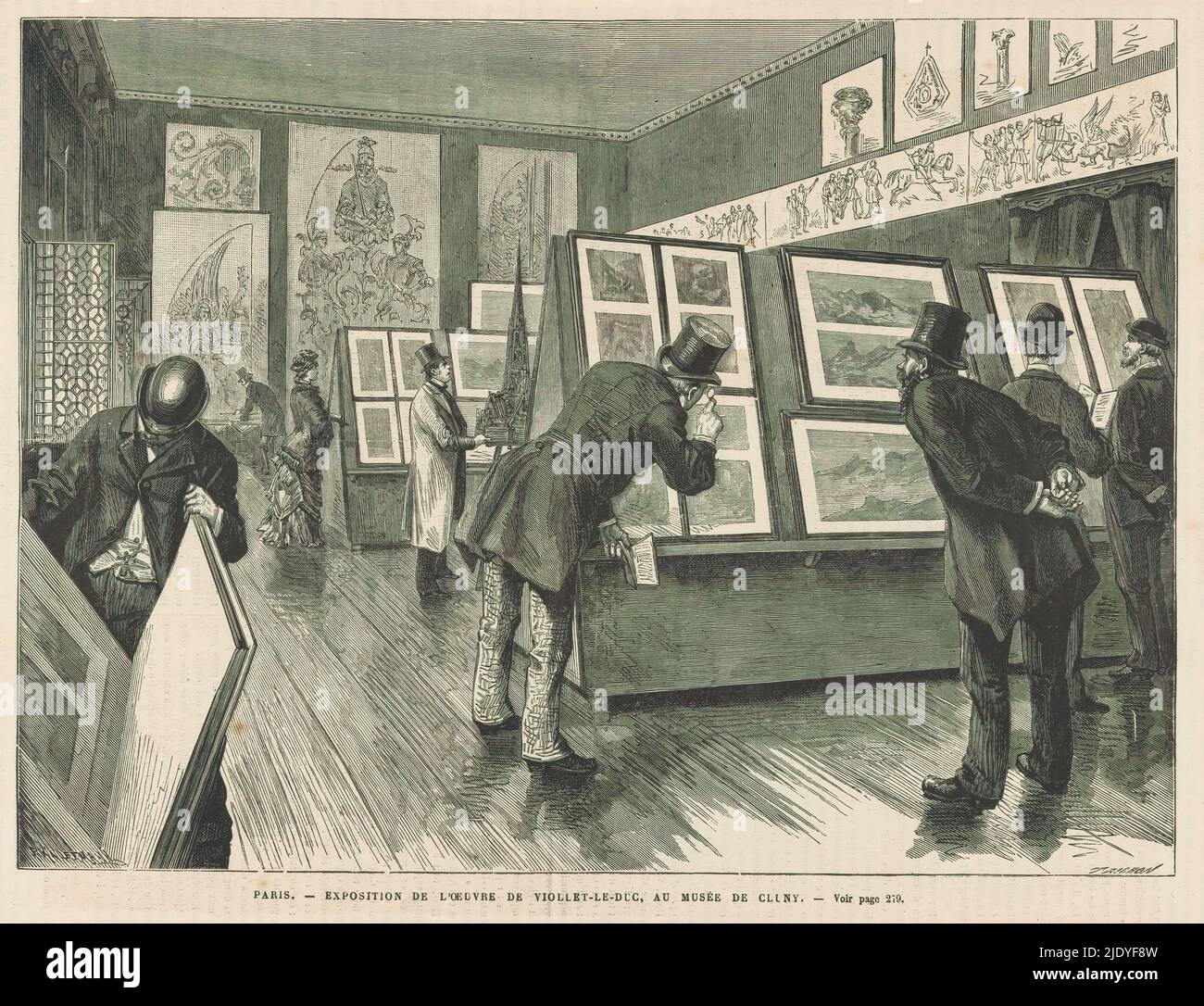 Exhibition with works by Viollet-le-Duc, Paris - Exposition de l'oeuvre ...