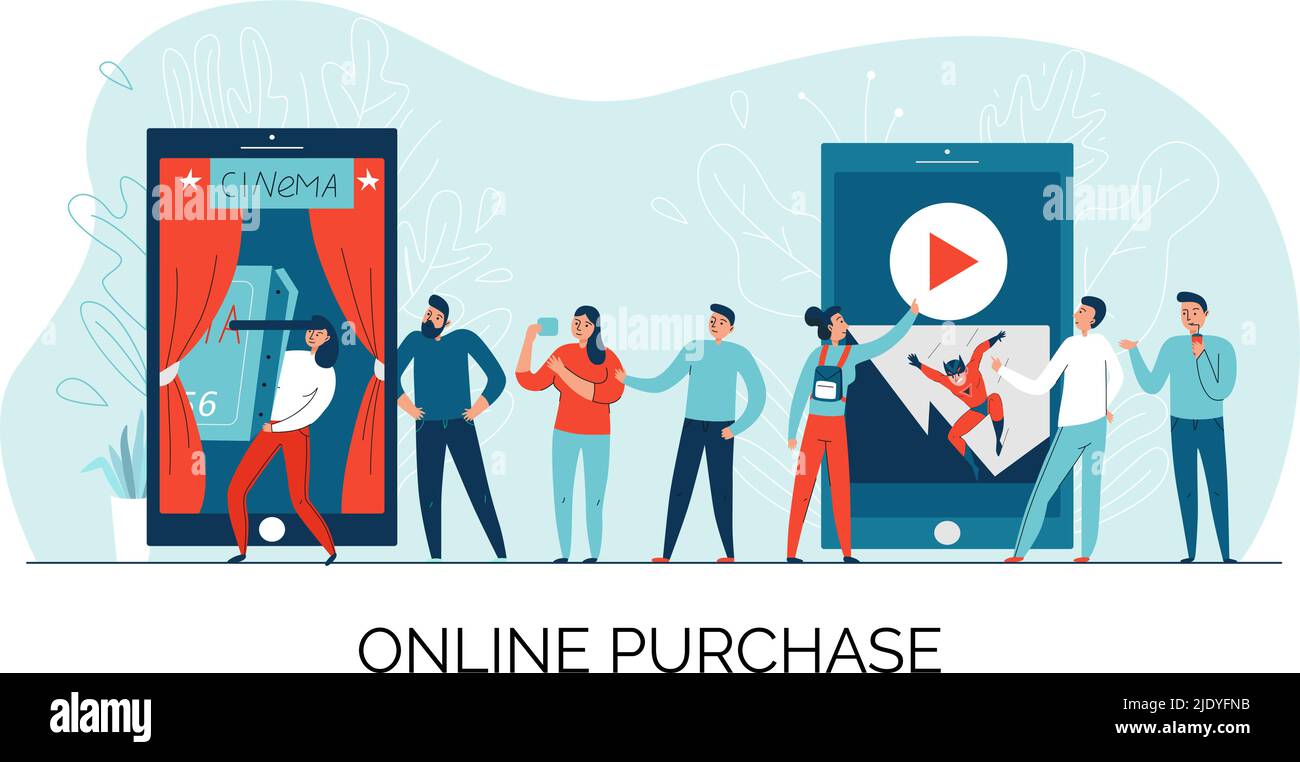 Mobile ticket queue app Stock Vector Images - Alamy