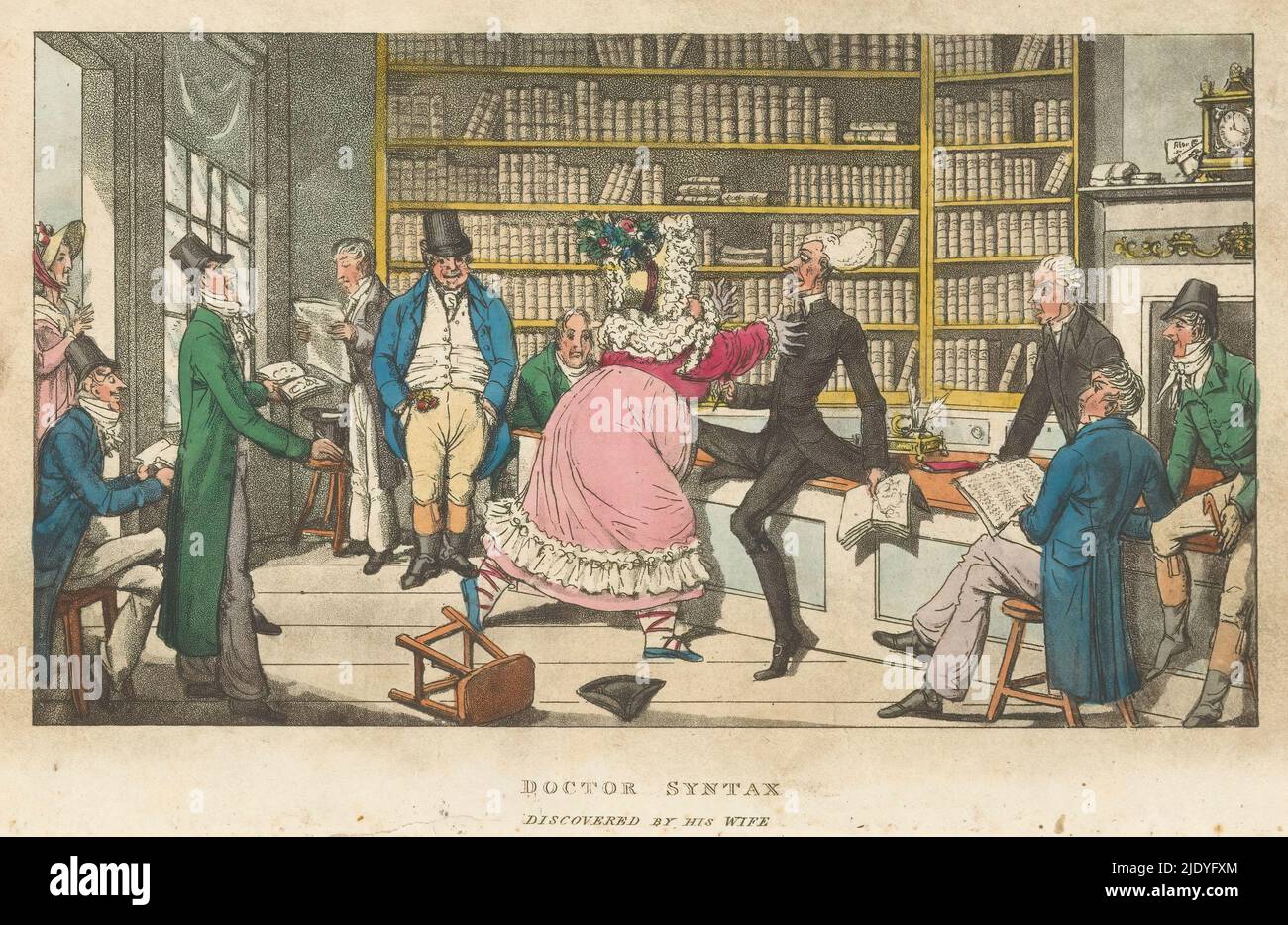 Doctor syntax seated hi-res stock photography and images - Alamy