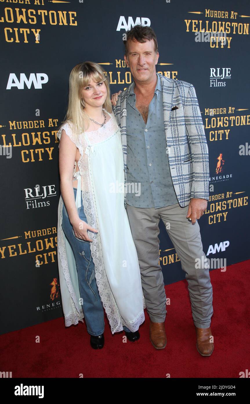 Los Angeles, California, USA. 23rd June, 2022. Harlow Jane, Thomas Jane ...