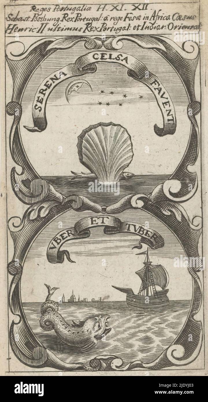 Fish in a shell / Dolphin and ship, Serena Celsa Favent / Uber Et Tuber ...