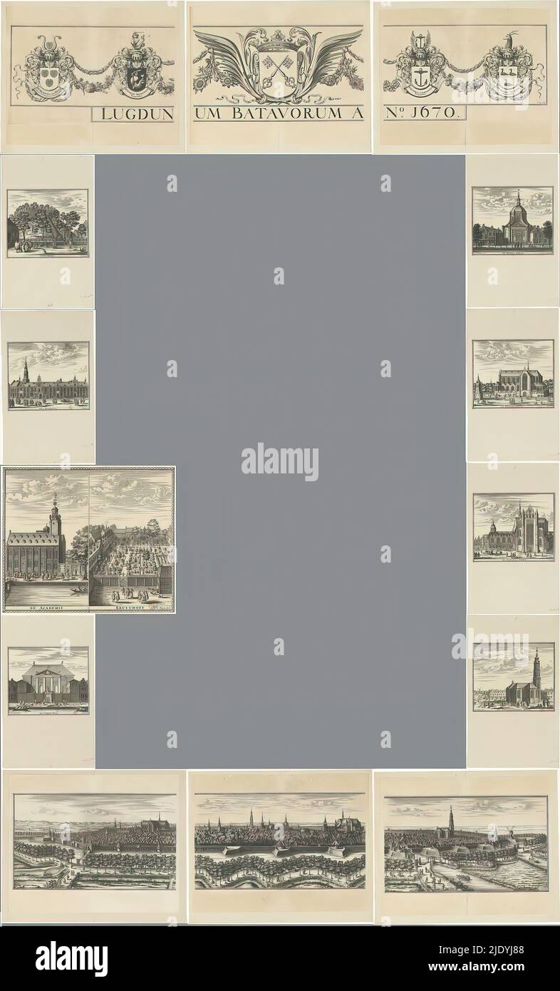 Rand van de Grote Hagen, consisting of fourteen parts, Lugdunum ...