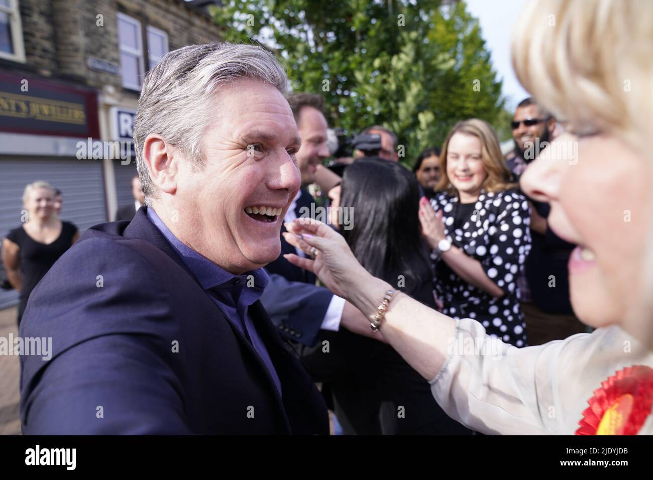 Labour leader Sir Keir Starmer arrives to meet with new Wakefield MP ...