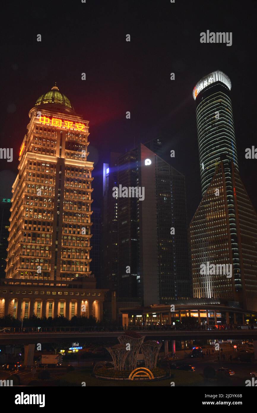 Explore the city of Shanghai - Day and Night Views Stock Photo - Alamy