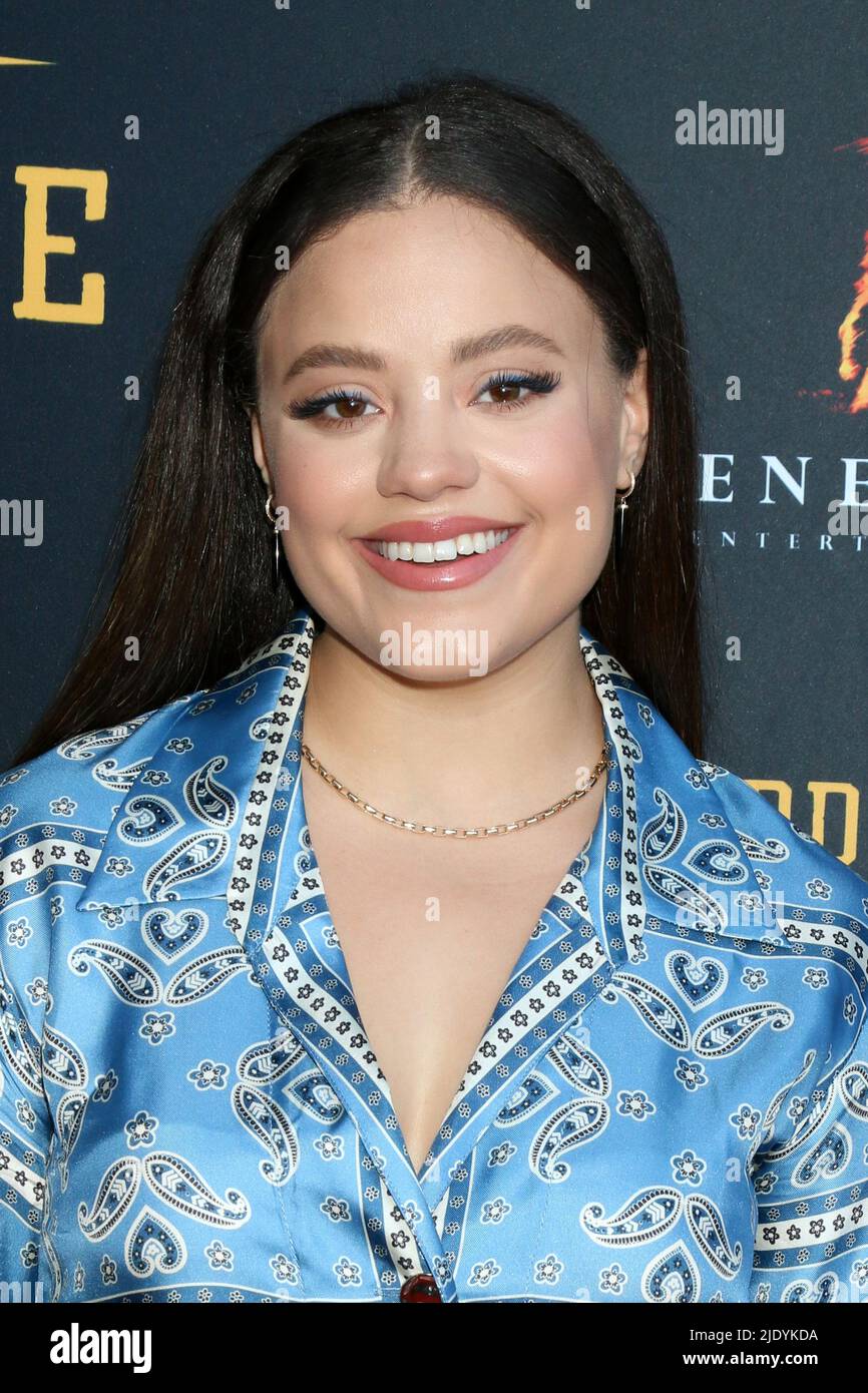 LOS ANGELES - JUN 23: Sarah Jeffery at Murder At Yellowstone City ...