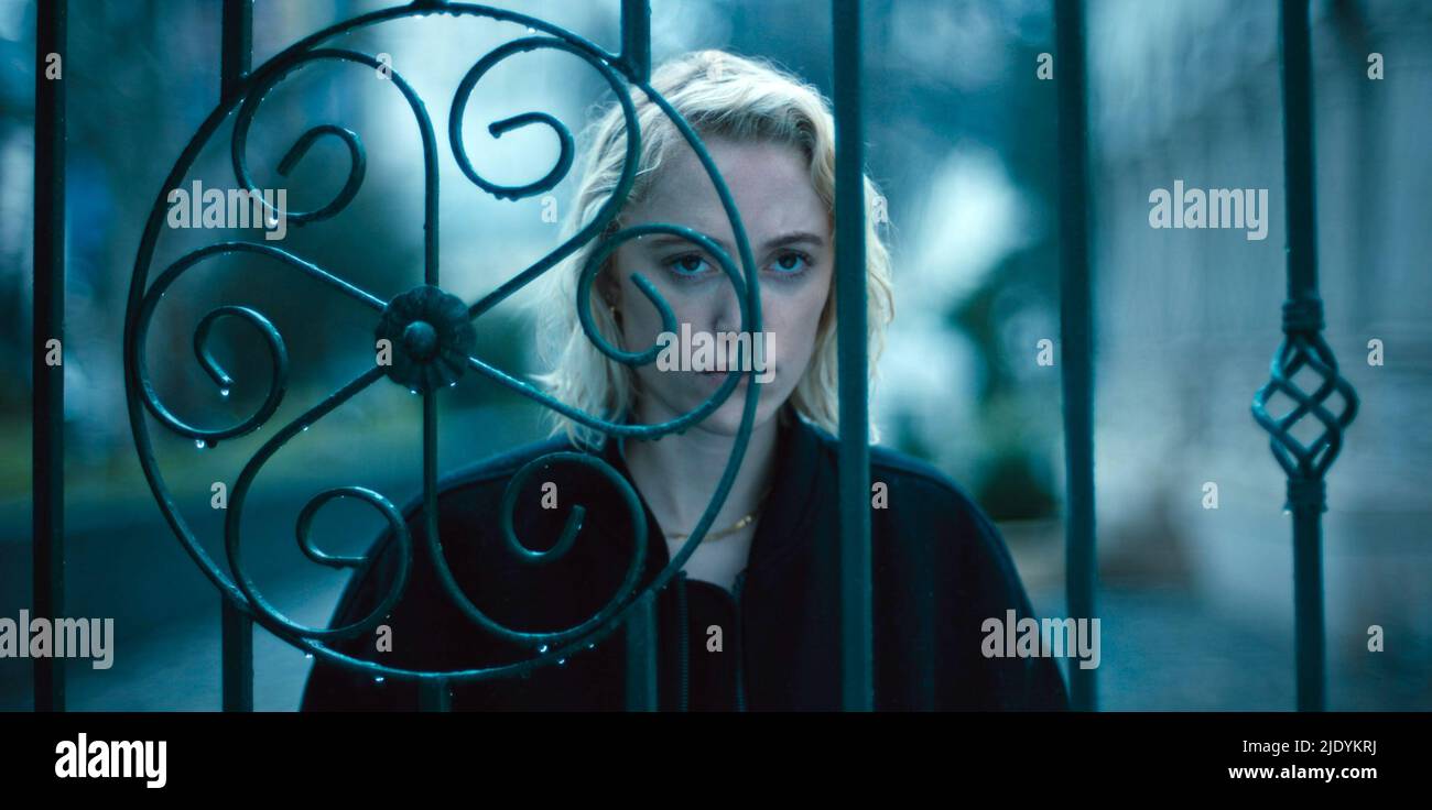 MAIKA MONROE in WATCHER (2022), directed by CHLOE OKUNO. Credit ...
