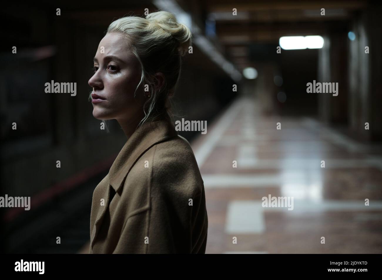 MAIKA MONROE in WATCHER (2022), directed by CHLOE OKUNO. Credit ...
