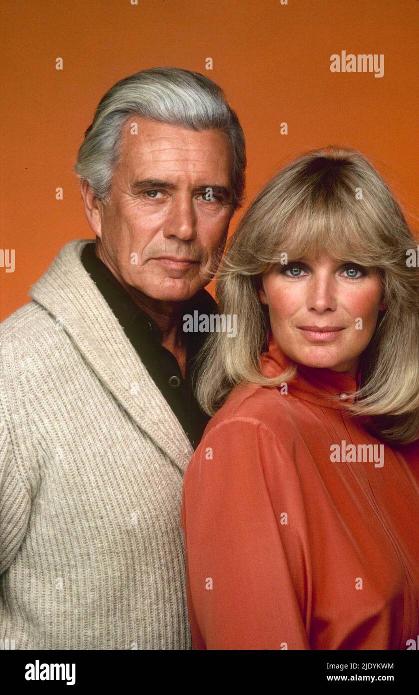 JOHN FORSYTHE and LINDA EVANS in DYNASTY (1981), directed by PHILIP ...