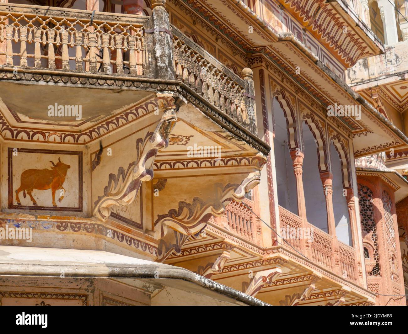 Old building in Indian rural area village. Old Indian building ...