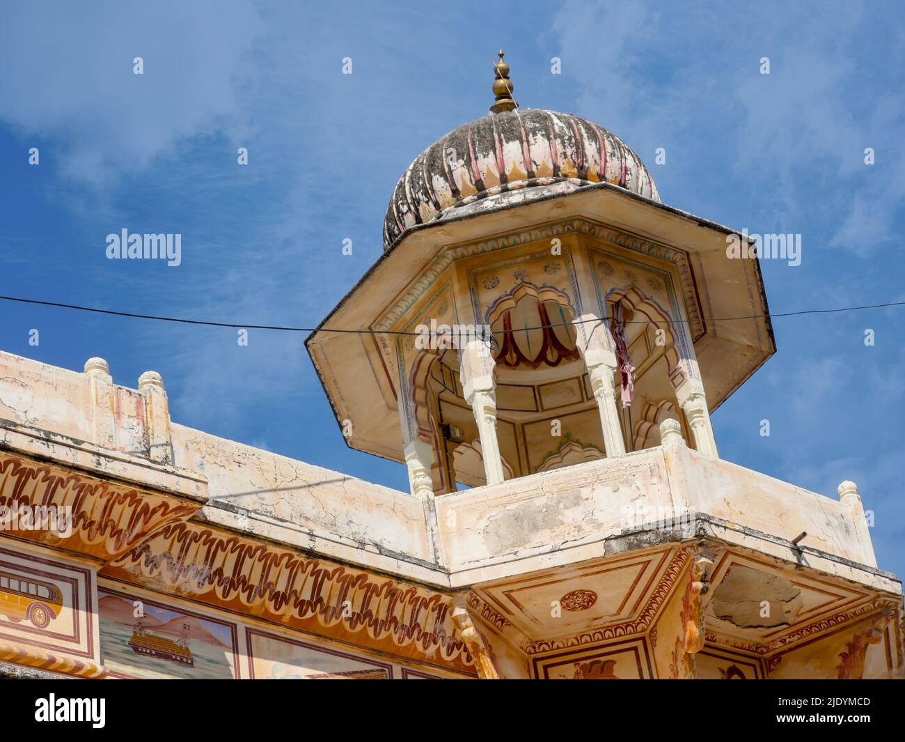 Old building in Indian rural area village. Old Indian building ...