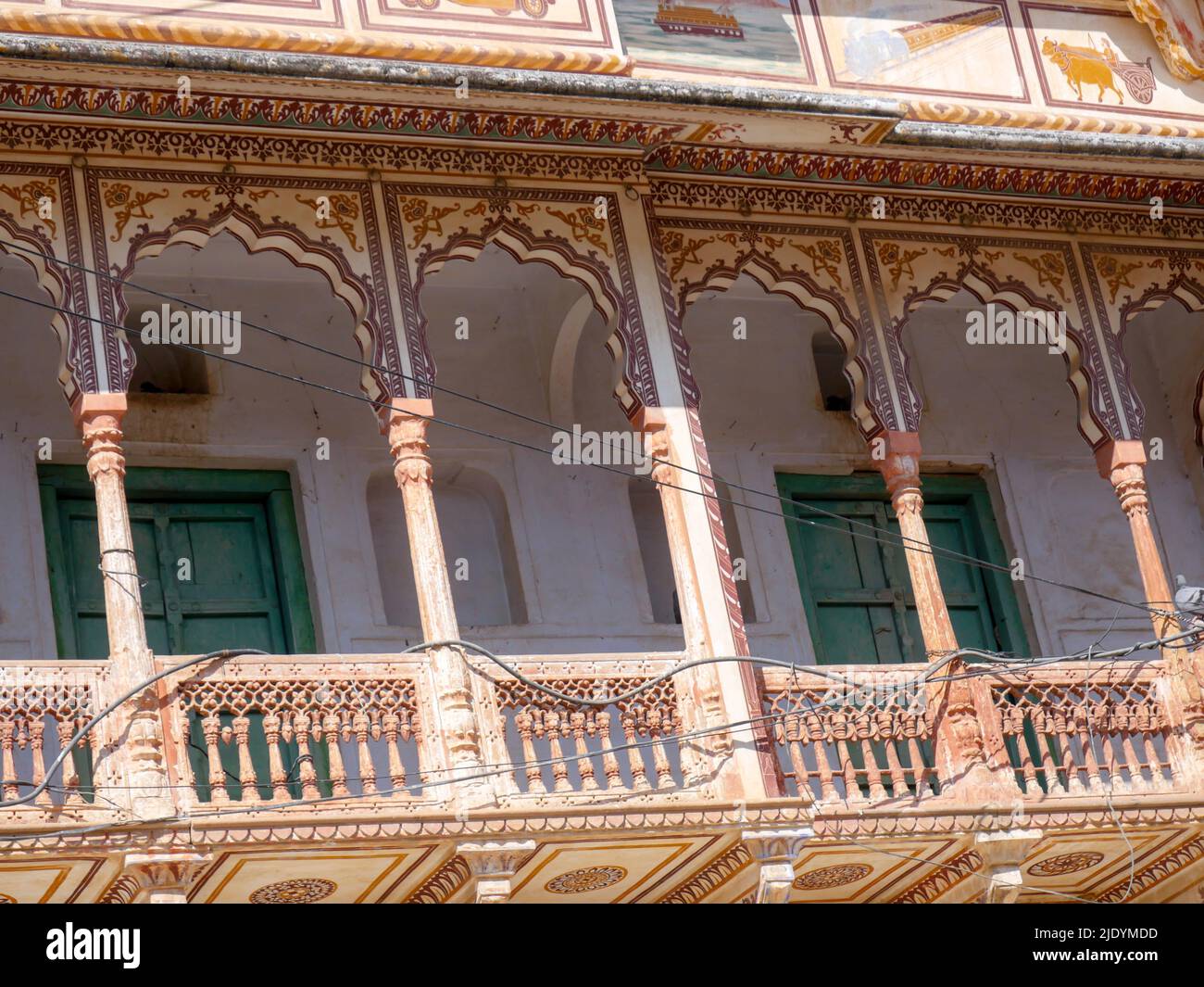 Old building in Indian rural area village. Old Indian building ...