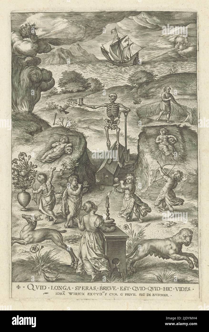 Allegory about the transience of the human hi-res stock photography and ...