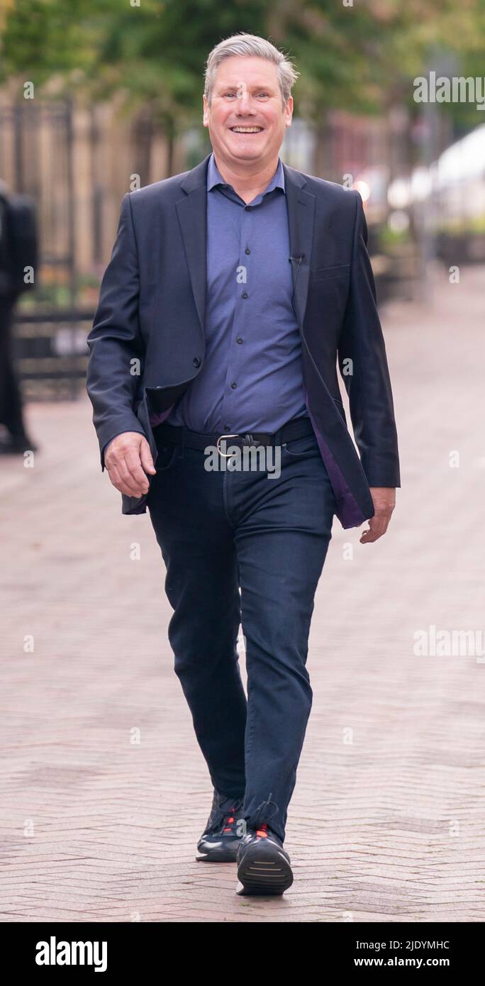 Labour leader Sir Keir Starmer arrives to meet with new Wakefield MP ...