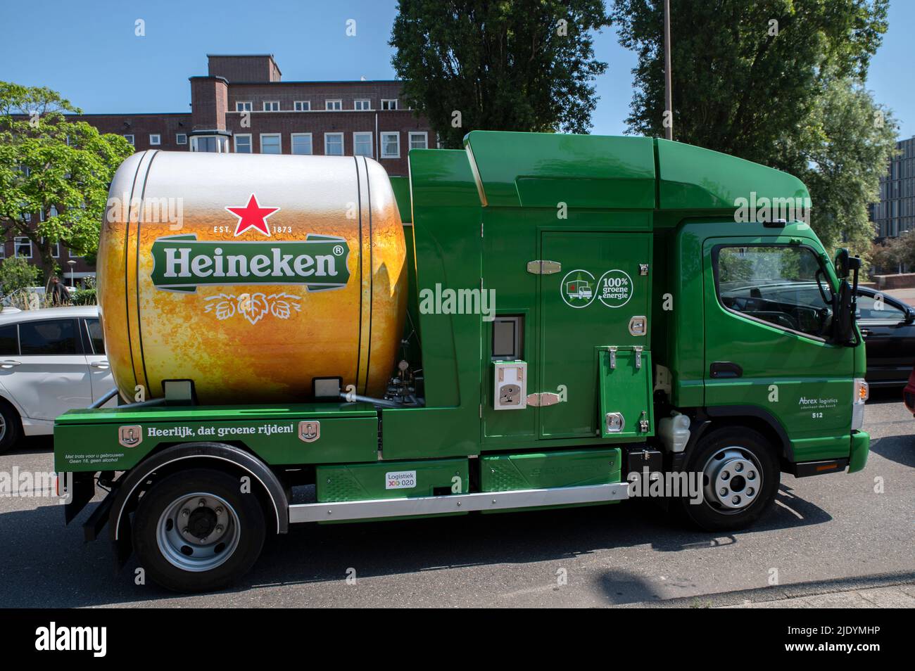 Heineken Company Truck At Amsterdam The Netherlands 23-6-2022 Stock ...