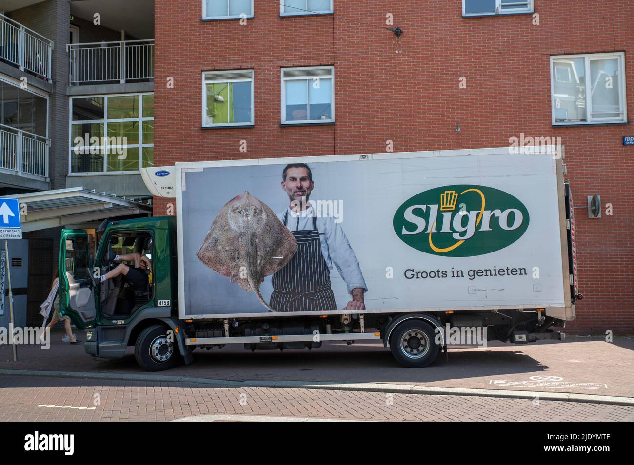 Sligro Company Truck At Amsterdam The Netherlands 23-6-2022 Stock Photo ...