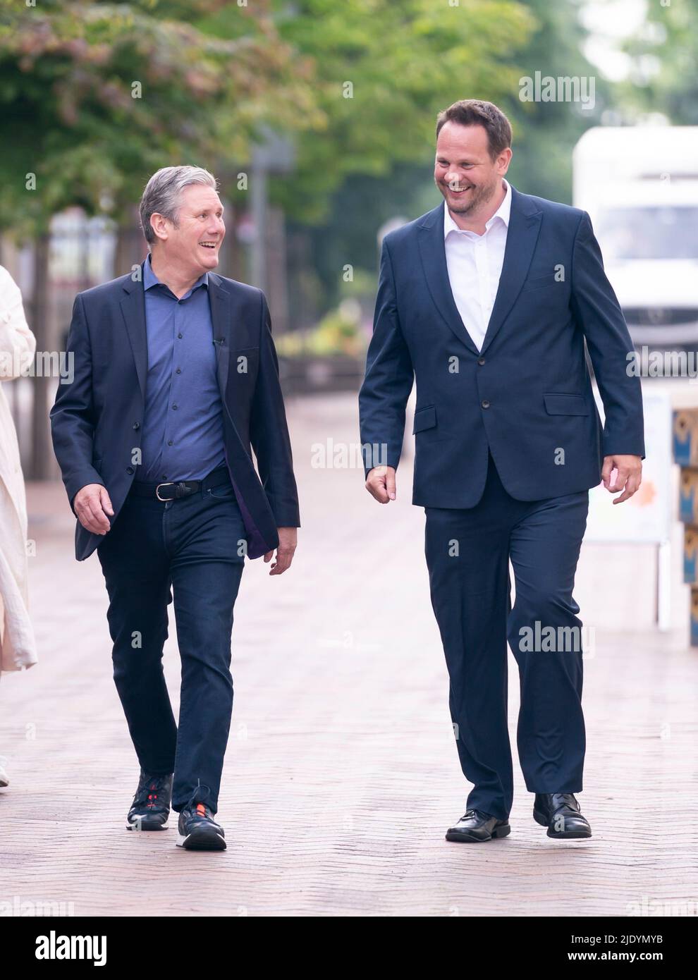 Labour leader Sir Keir Starmer meets with new Wakefield MP Simon ...