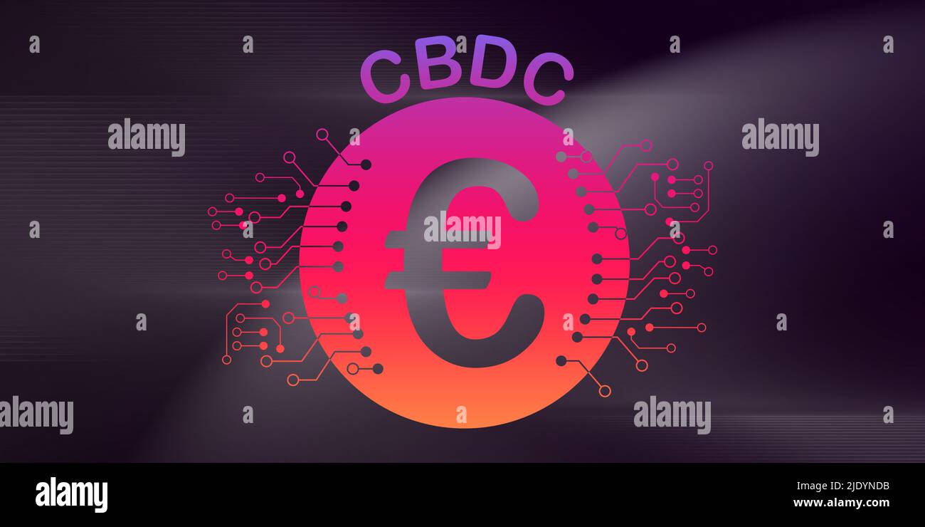 Illustration of a cbdc concept Stock Photo - Alamy