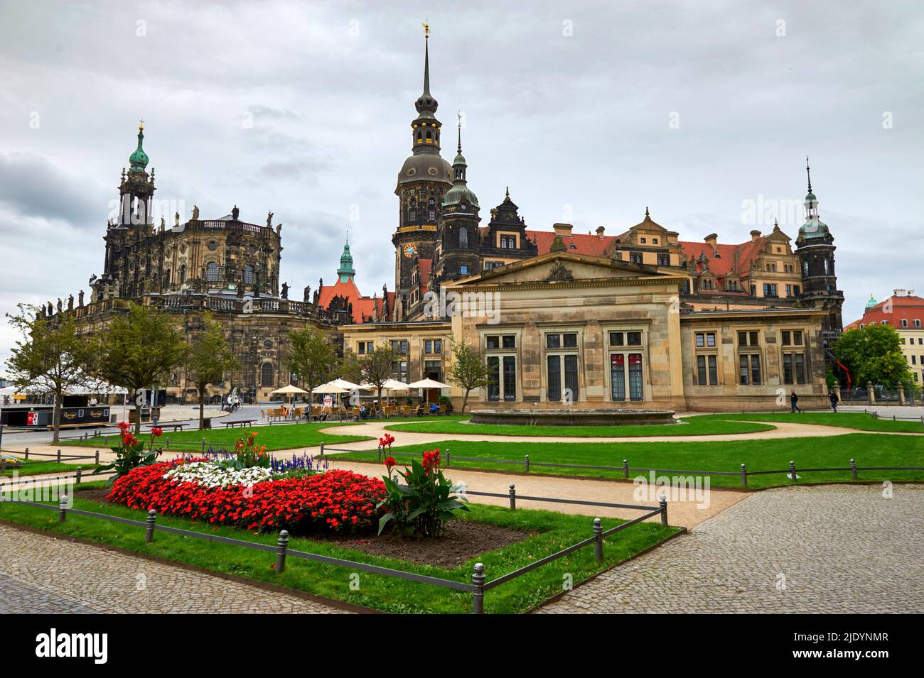 Flowers in garden dresden germany hi-res stock photography and images ...