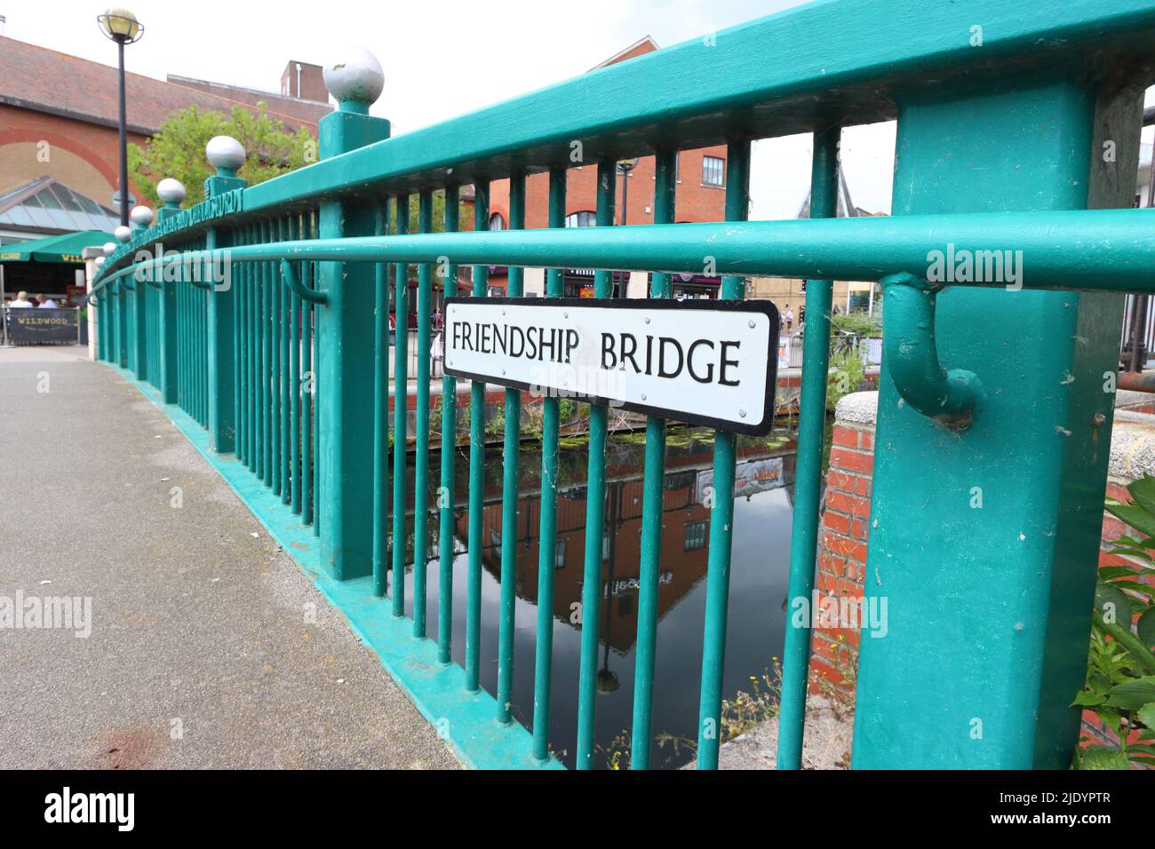 Friendship Bridge, Chelmsford, Essex, UK Stock Photo - Alamy