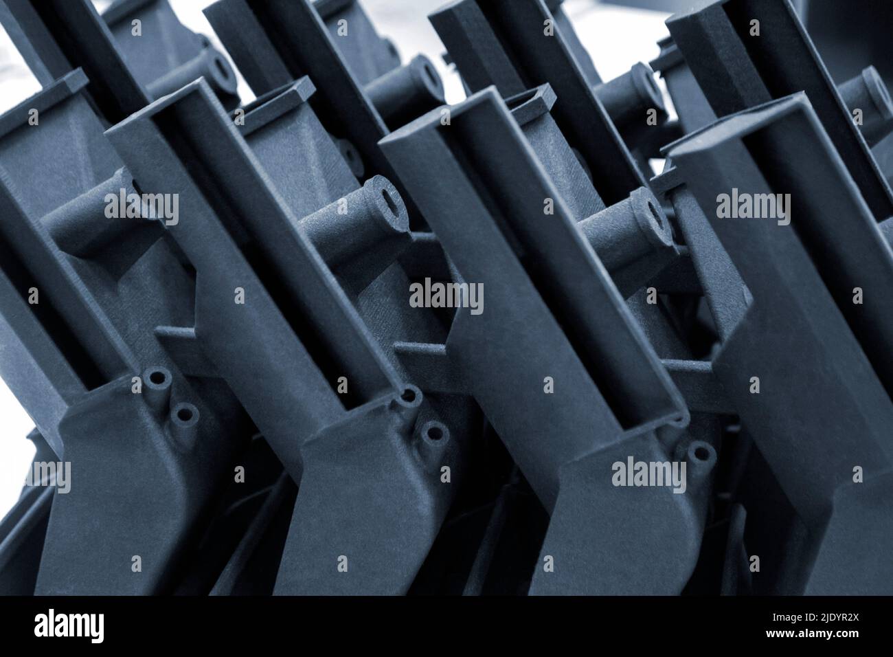 Models printed on 3D printer. Objects details printed on 3D printer ...