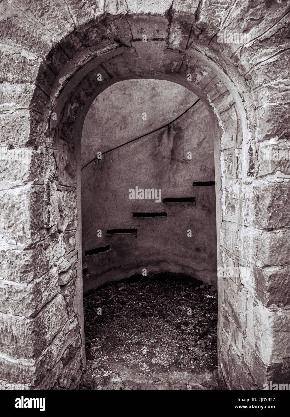 ruins of old doftana prison, romania Stock Photo - Alamy