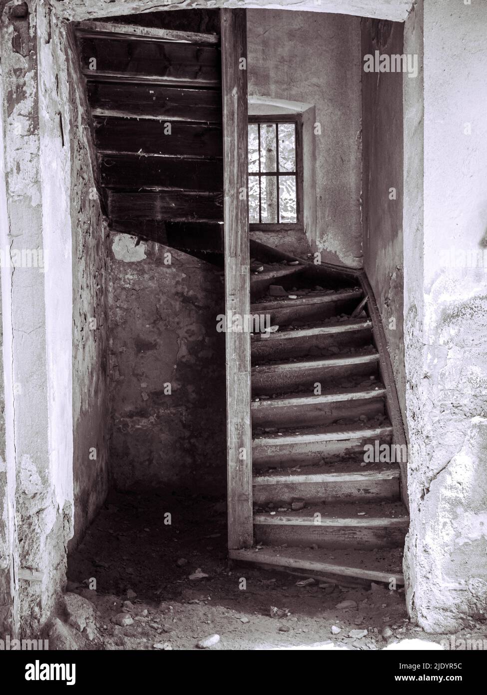 ruins of old doftana prison, romania Stock Photo - Alamy