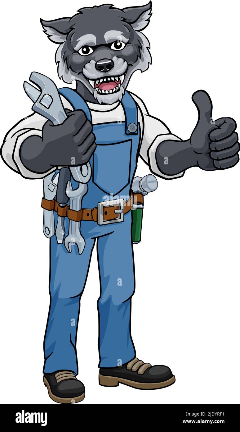 Cartoon friendly werewolf hi-res stock photography and images - Alamy