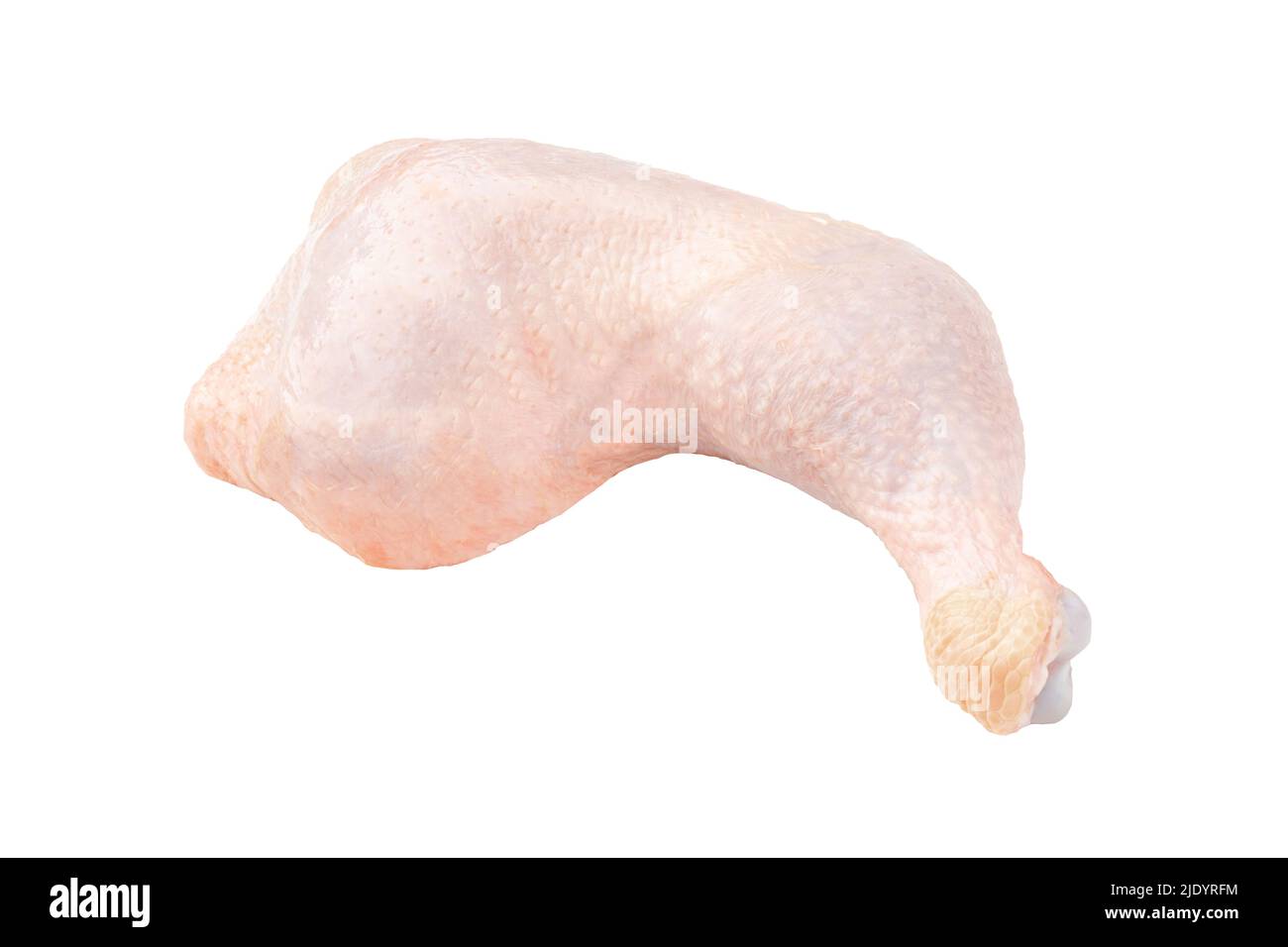 Isolated fresh raw chicken leg Stock Photo - Alamy