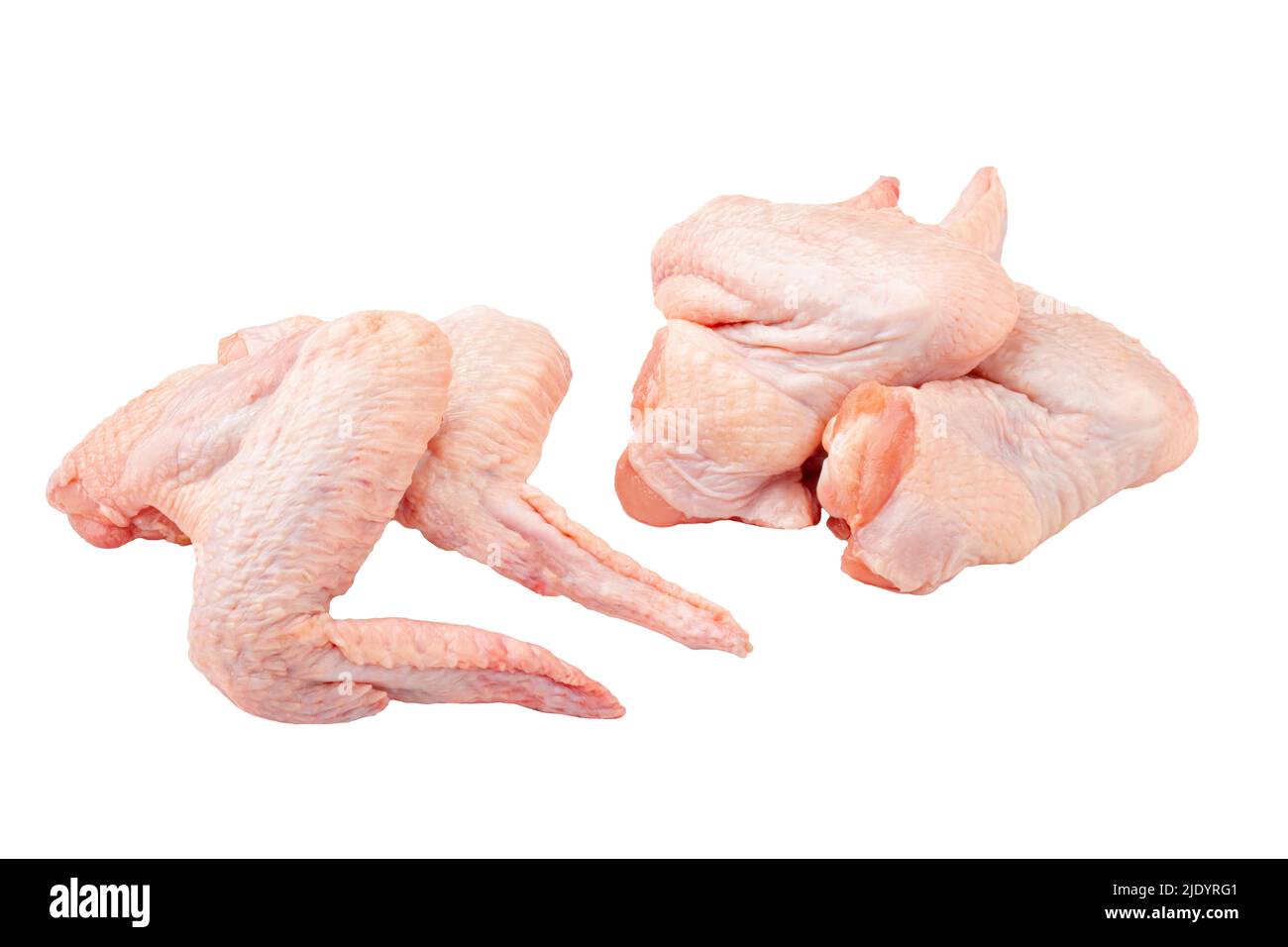 Isolated chicken wings on white Stock Photo - Alamy