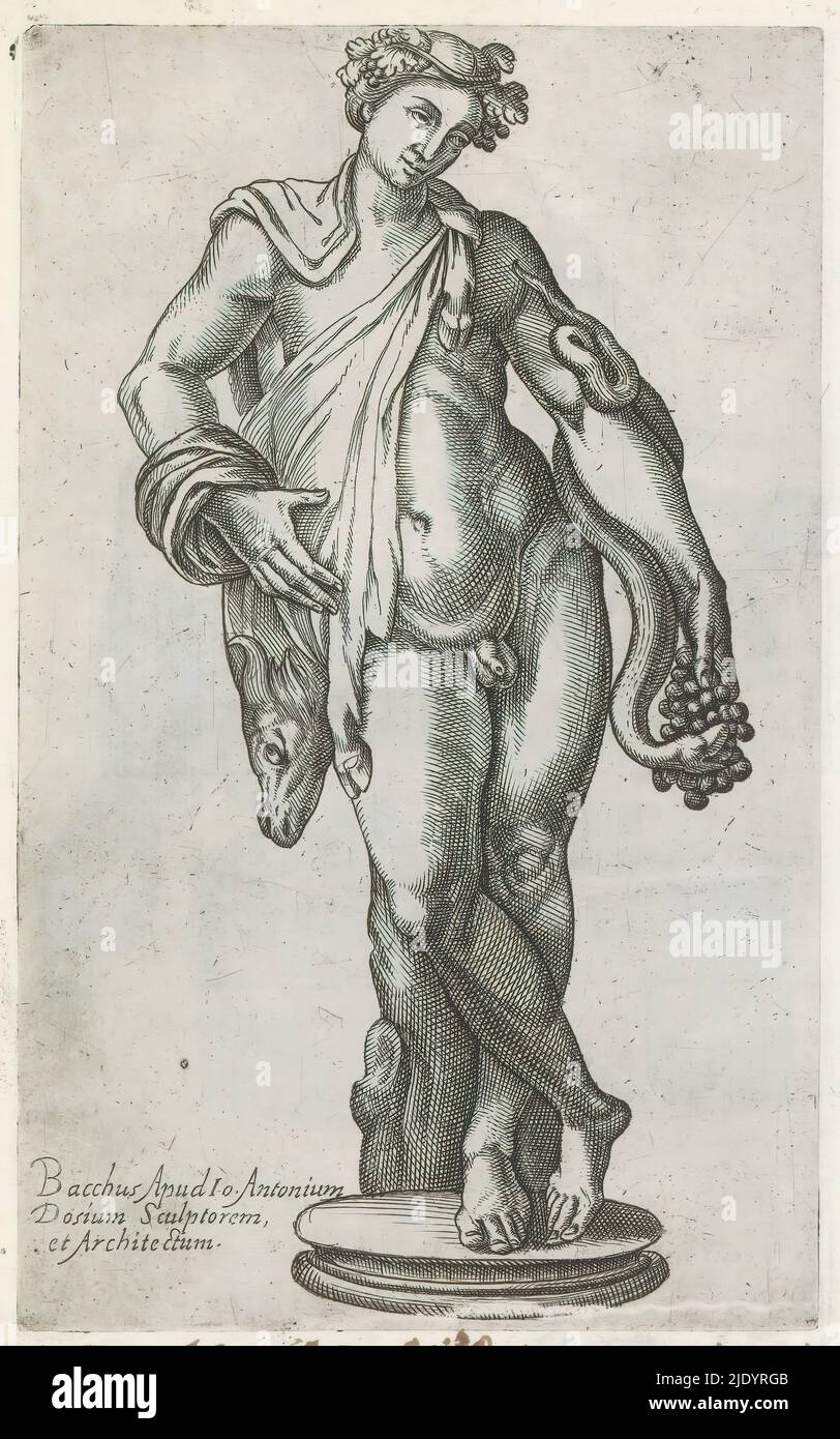 Sculpture of Bacchus, Sculptures of Antiquity (series title), Caption ...