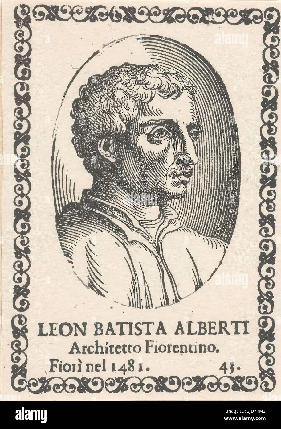 Portrait of Leon Battista Alberti, Portrait of Leon Battista Alberti in ...