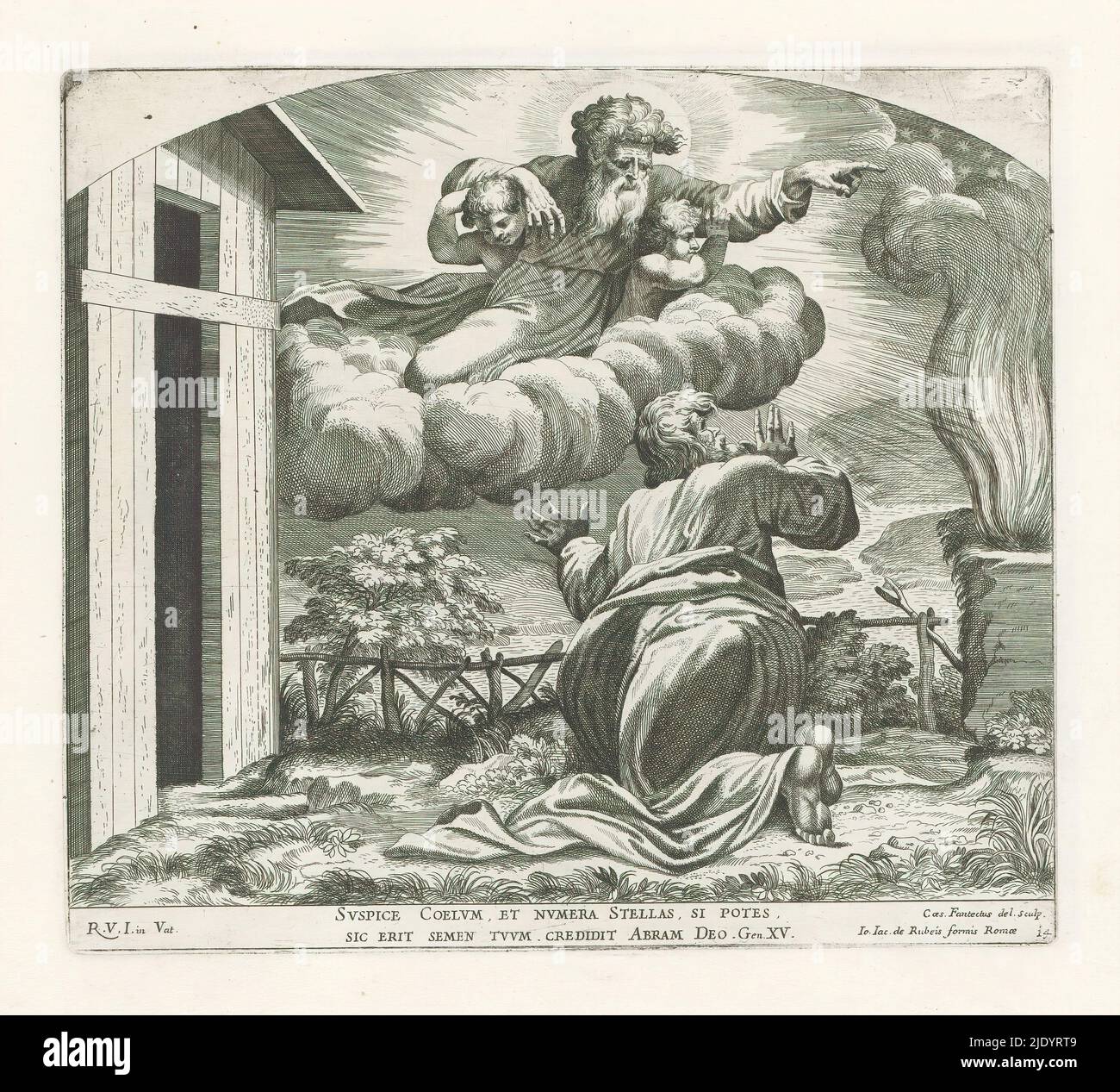 God tells Abraham his destiny, Raphael Bible (series title), Paintings ...