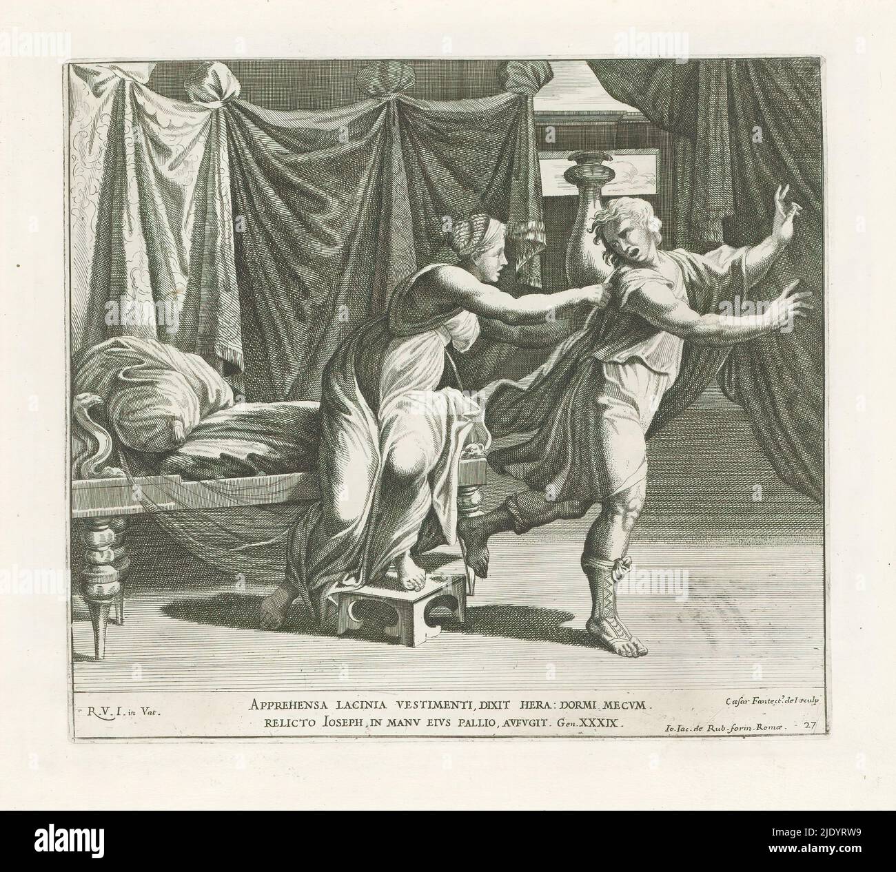 Joseph and Potiphar's wife, Raphael Bible (series title), Paintings in ...