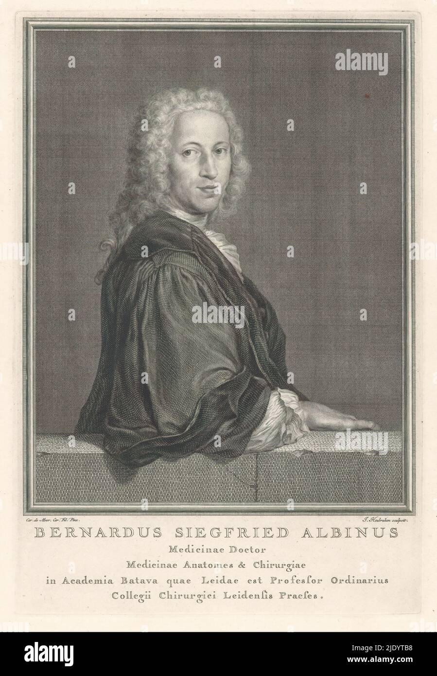 Portrait of Bernard Siegfried Albinus, Portrait of Bernard Siegfried ...