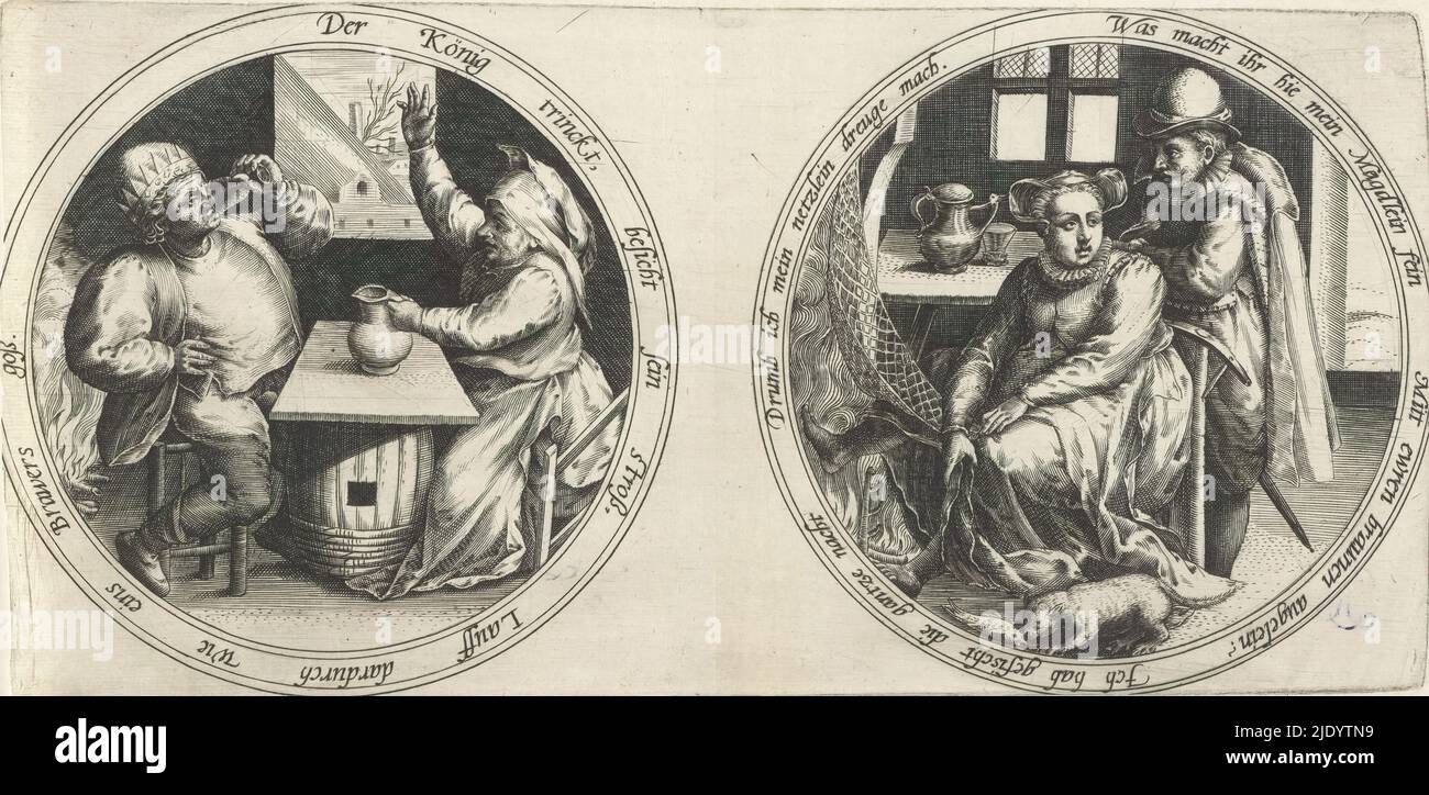 Feast of the Epiphany and a Net Drier, Medallions with Ambiguous Edge ...