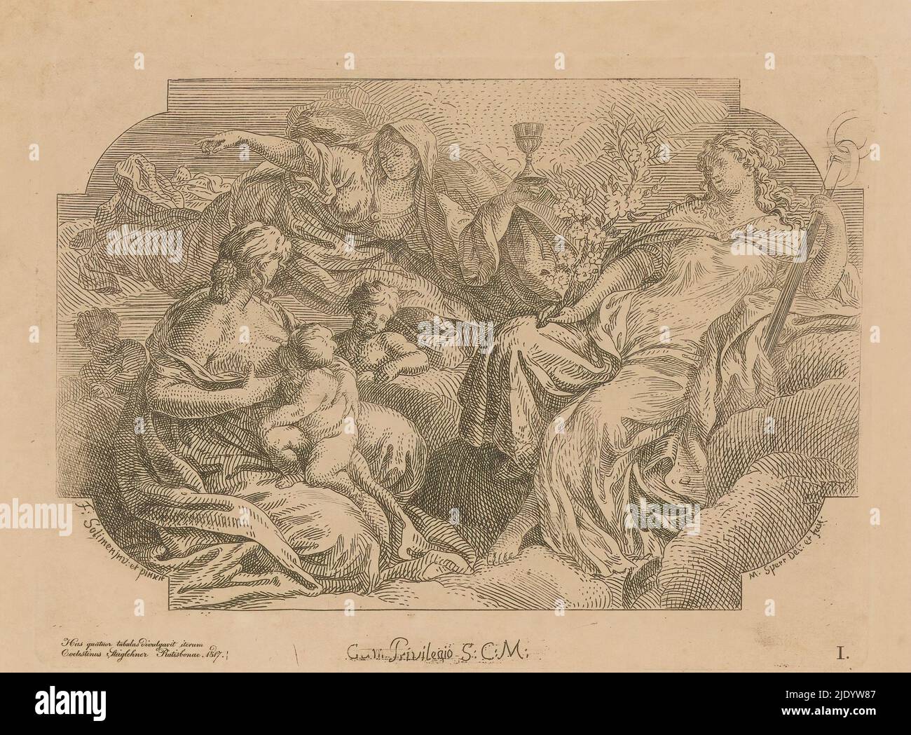 Three divine virtues faith hi-res stock photography and images - Alamy