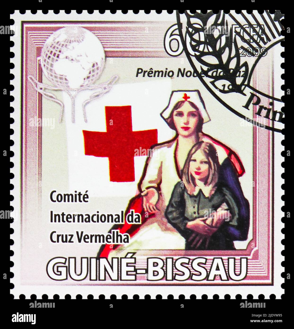 MOSCOW, RUSSIA - JUNE 17, 2022: Postage stamp printed in Guinea-Bissau ...