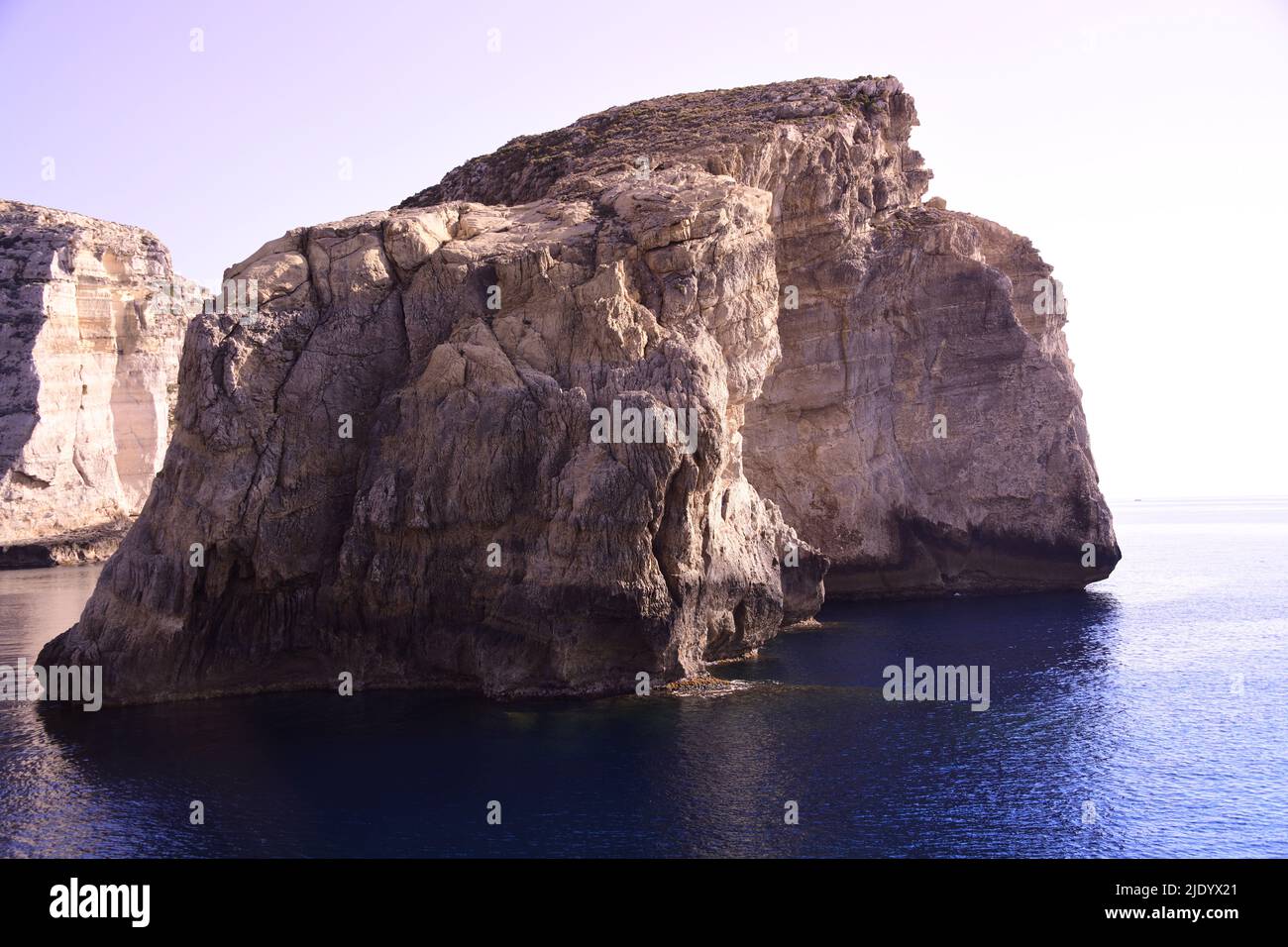 View on Fungi Island, Gozo, Malta Stock Photo - Alamy