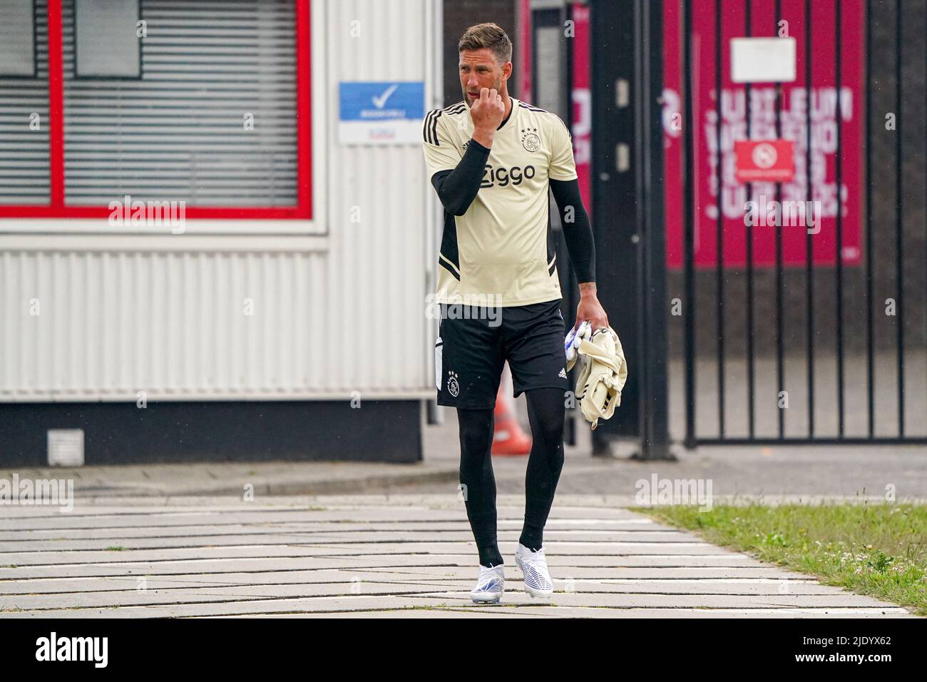 AMSTERDAM, NETHERLANDS - JUNE 24: Maarten Stekelenburg of Ajax during ...