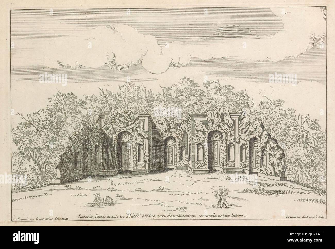 Grotto below the great water play at Karlsberg, Lateris facies erecti ...