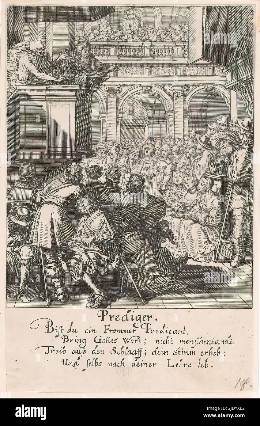 Preacher and Death, Preacher (title on object), The Dance of the Dead ...