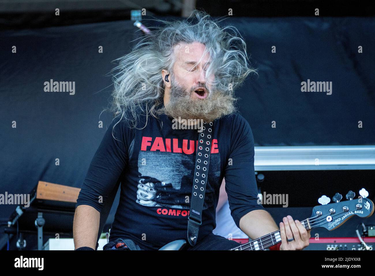 Oslo 20220623.Troy Sanders in Mastodon, American heavy band at Tons of ...