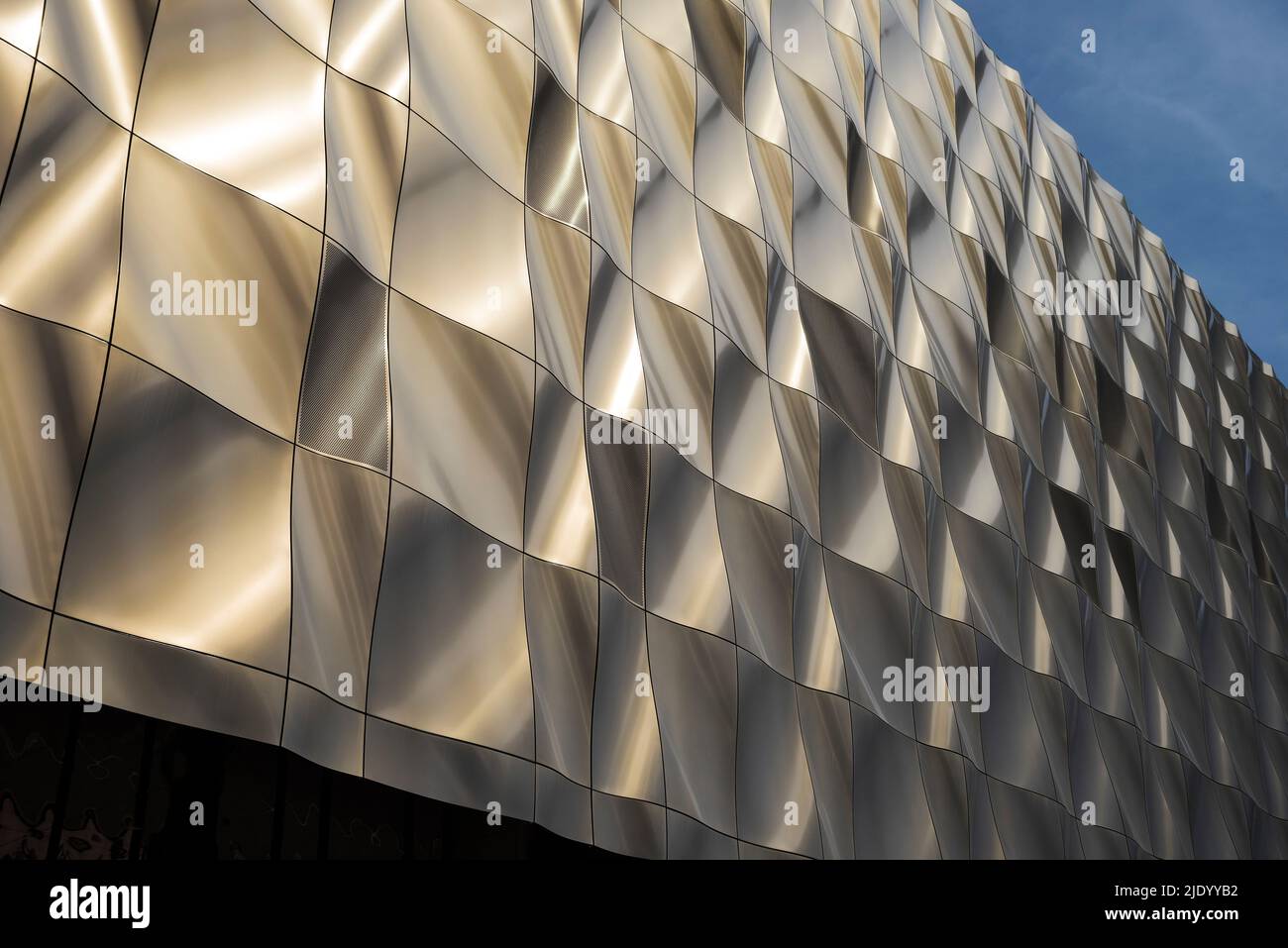Sculptural, contemporary design, building clad in 3D formed, metal ...